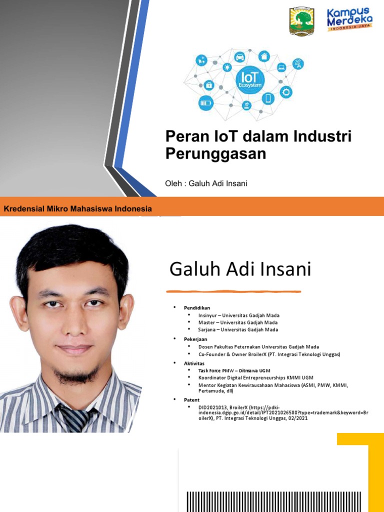 Materi GAI - Peran IoT Dalam Industri Perunggasan - Compressed | PDF