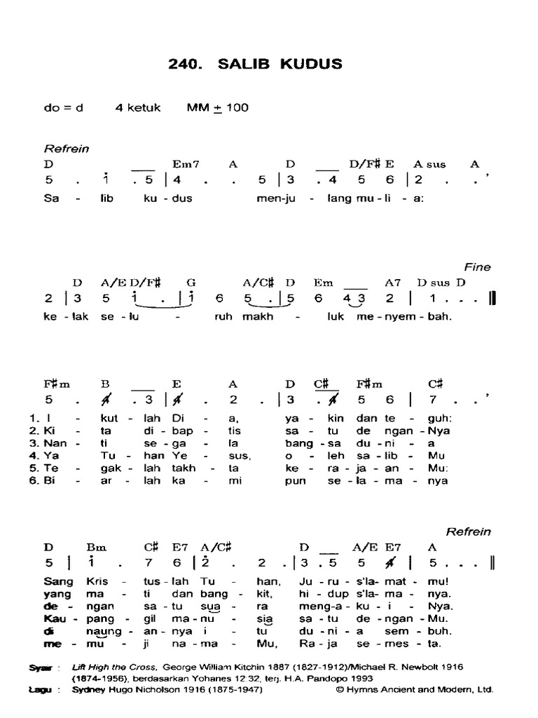 PKJ 240 - SALIB KUDUS | PDF