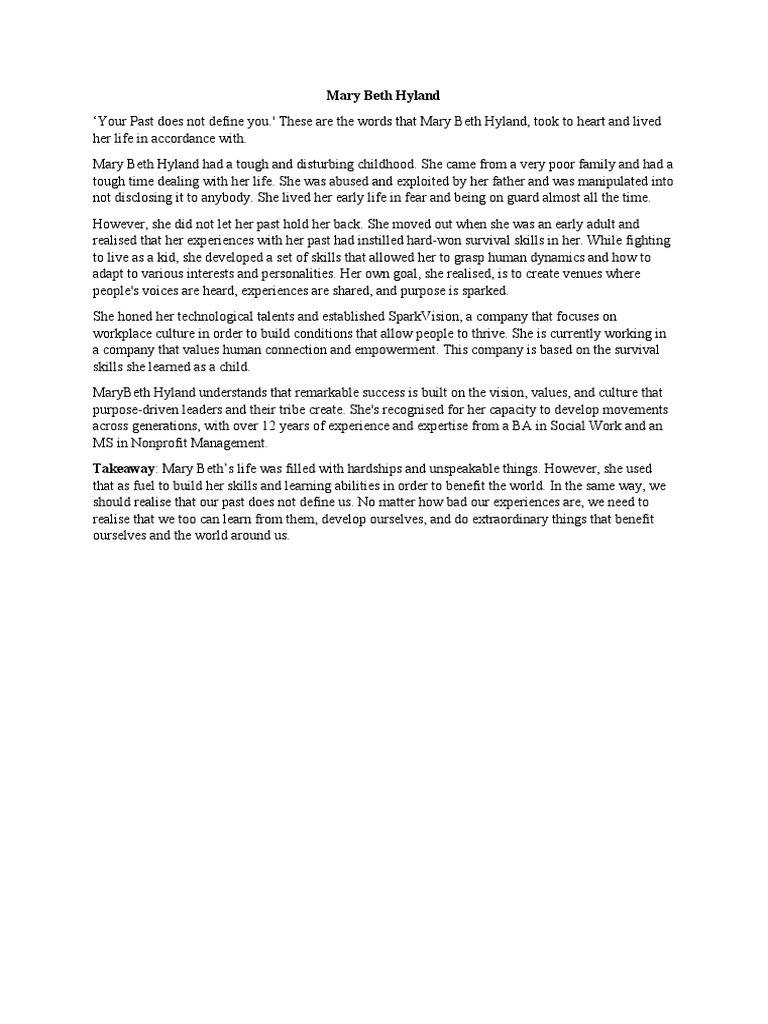 Mary Beth Hyland | PDF