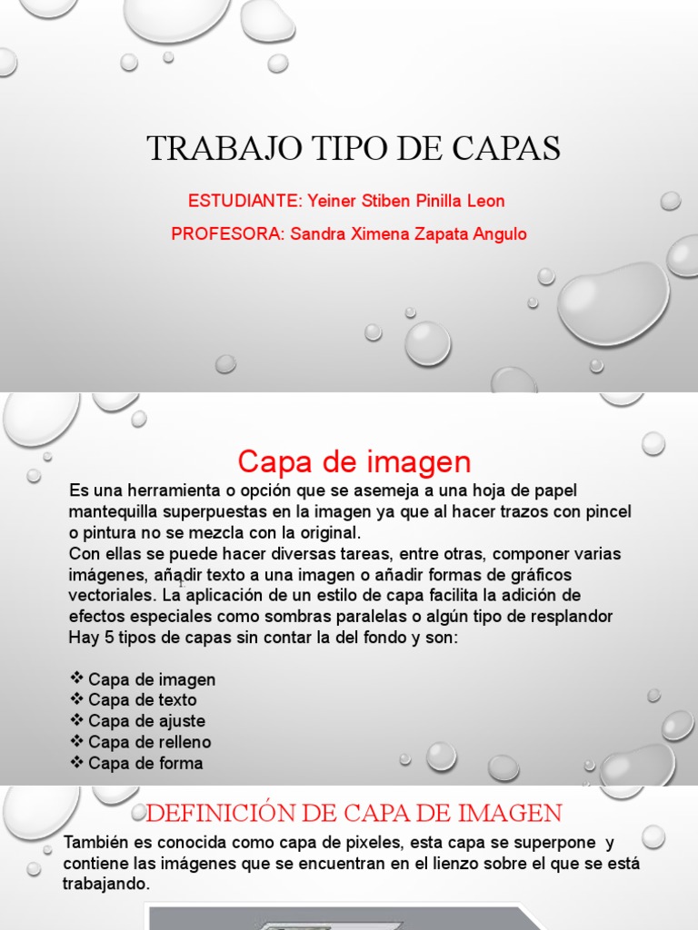 Actividad Tipos de Capas | PDF