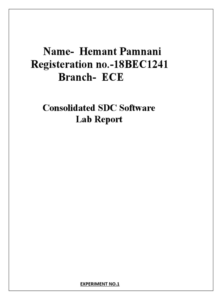 Ece Software Report | Download Free PDF | Rectifier | Electrical Network