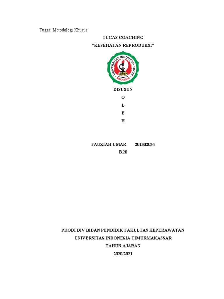 Tugas Coaching Fauziah Umar | PDF Tugas Coaching Fauziah Umar | PDF