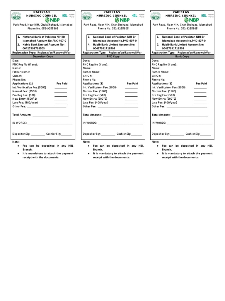 Pakistan Nursing Council Pakistan Nursing Council Pakistan Nursing ...