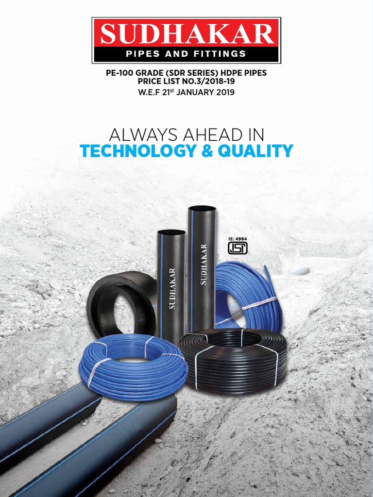 HDPE Price List L | PDF | Plumbing | Pipe (Fluid Conveyance)