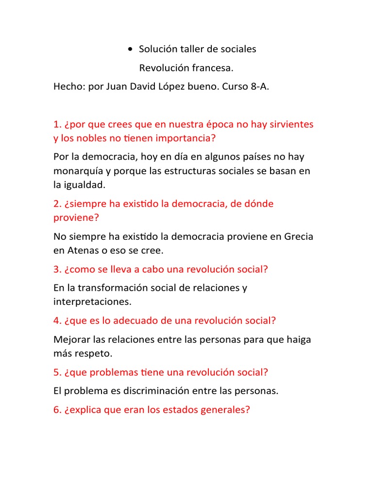 Claves de la Revolución Francesa | PDF | revolución Francesa | Reino ...