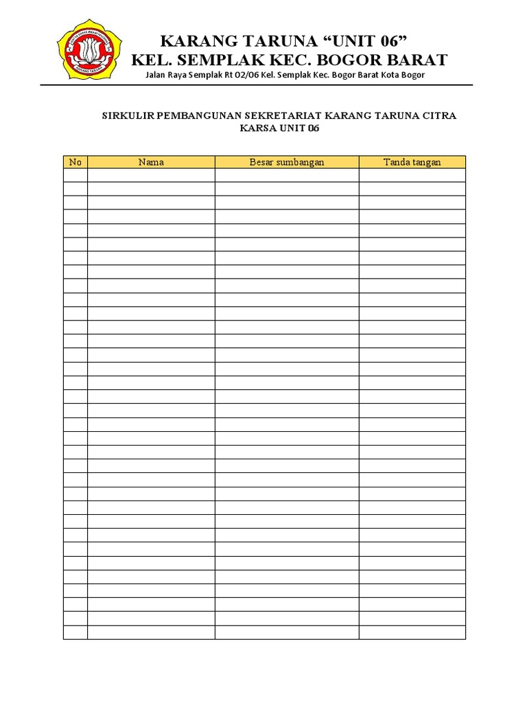 Sirkulir Warga | PDF