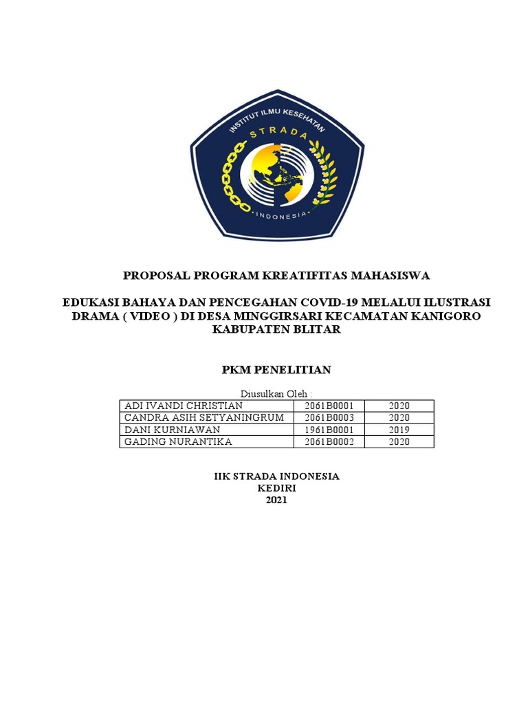PROPOSAL PKM-R kELOMPOK 1 | PDF