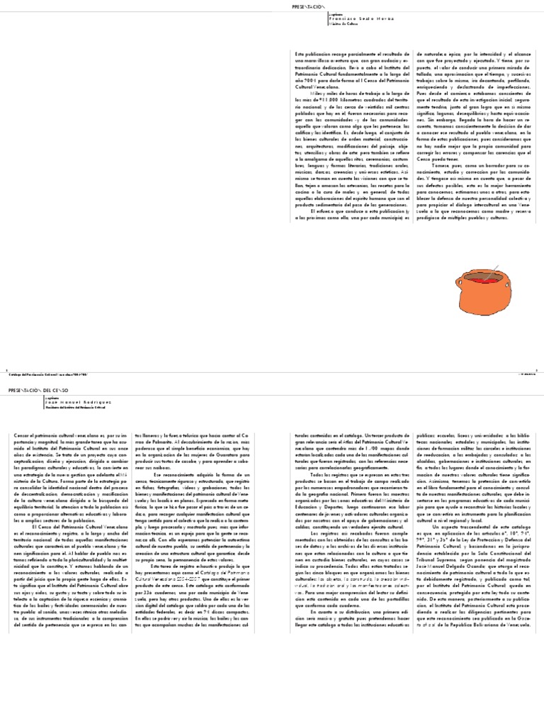 Merida Zea | PDF | Venezuela | Patrimonio cultural