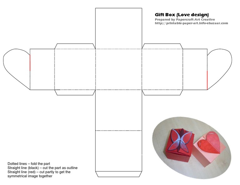 Gift Box Layout Love | PDF