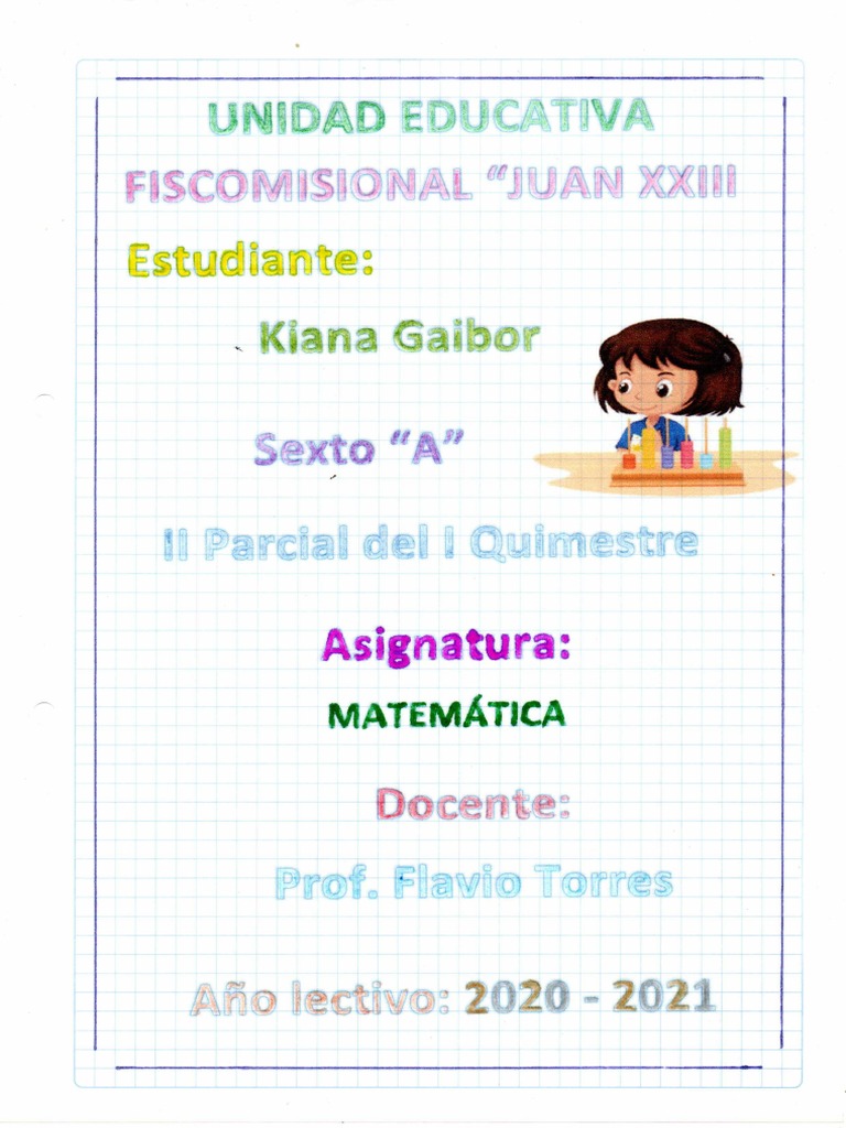 Deber 1 - Matematicas - Kiana - Gaibor - 2P | PDF