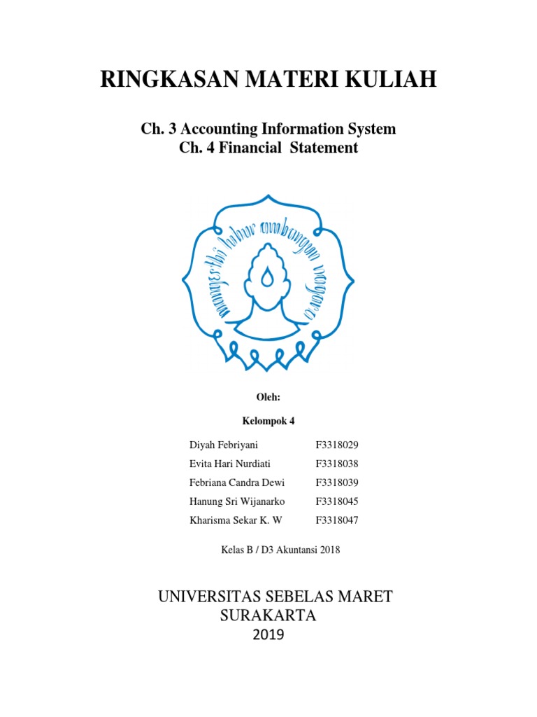 RMK Akuntansi Keuangan Menengah CH 3-4 (Kelompok 4) | PDF