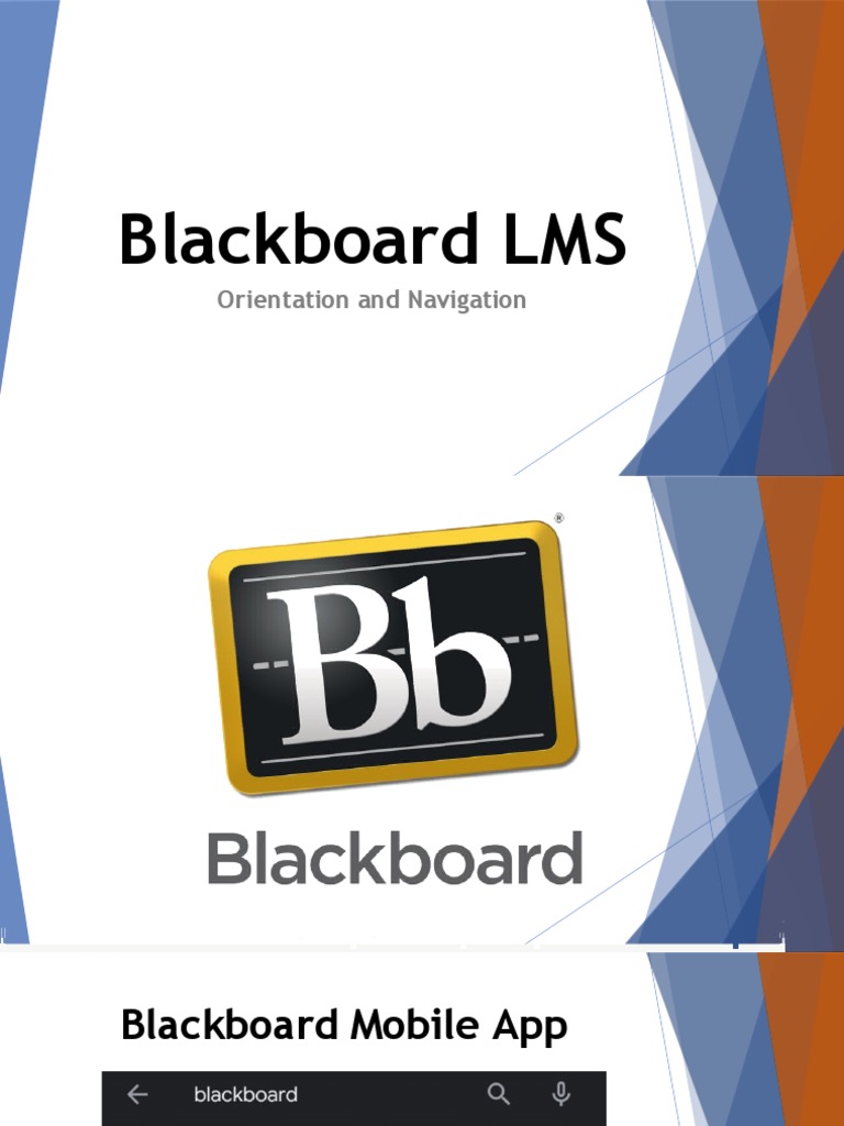 UNC Blackboard Mobile App Orientation Guide | PDF