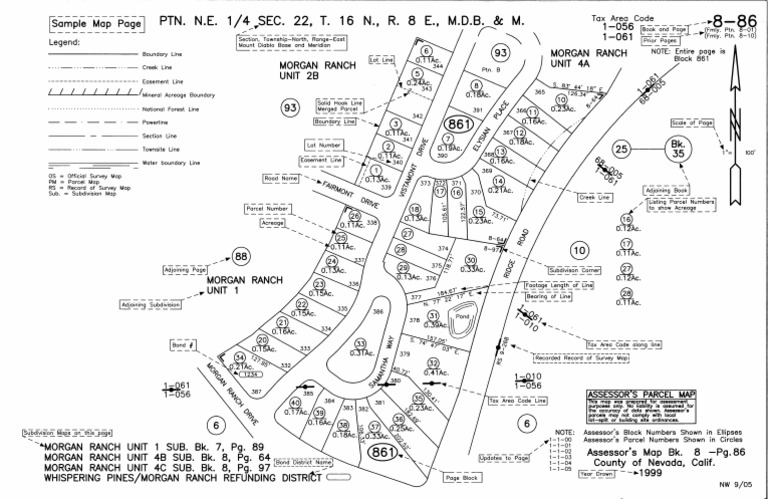 Assessor Parcel Map Example PDF | PDF