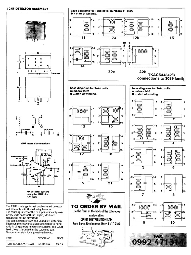 Toko Coil Data | PDF