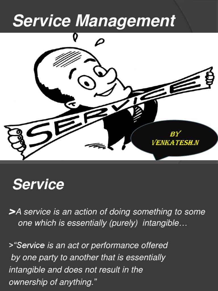An Overview of Service Management Concepts and Classifications | PDF ...