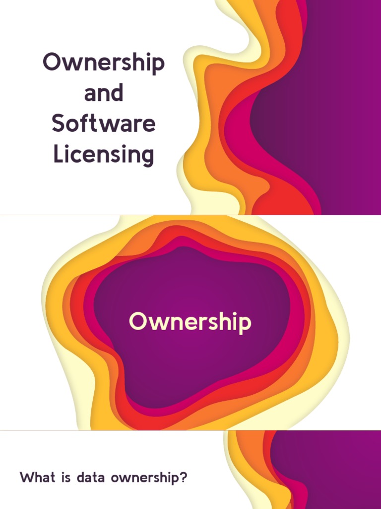 AS Level Computer Science - Ownership & Software Licensing | PDF | Free ...