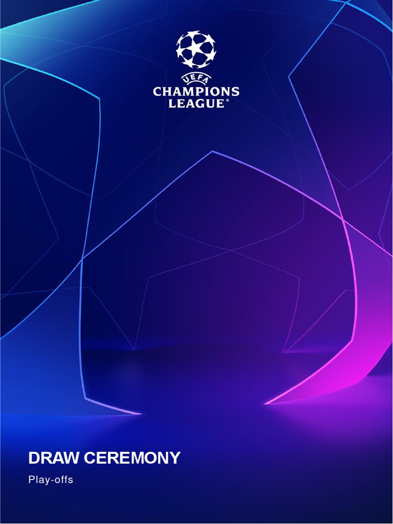 Champions League 2021 Play-Off Draw Details | PDF | Association ...