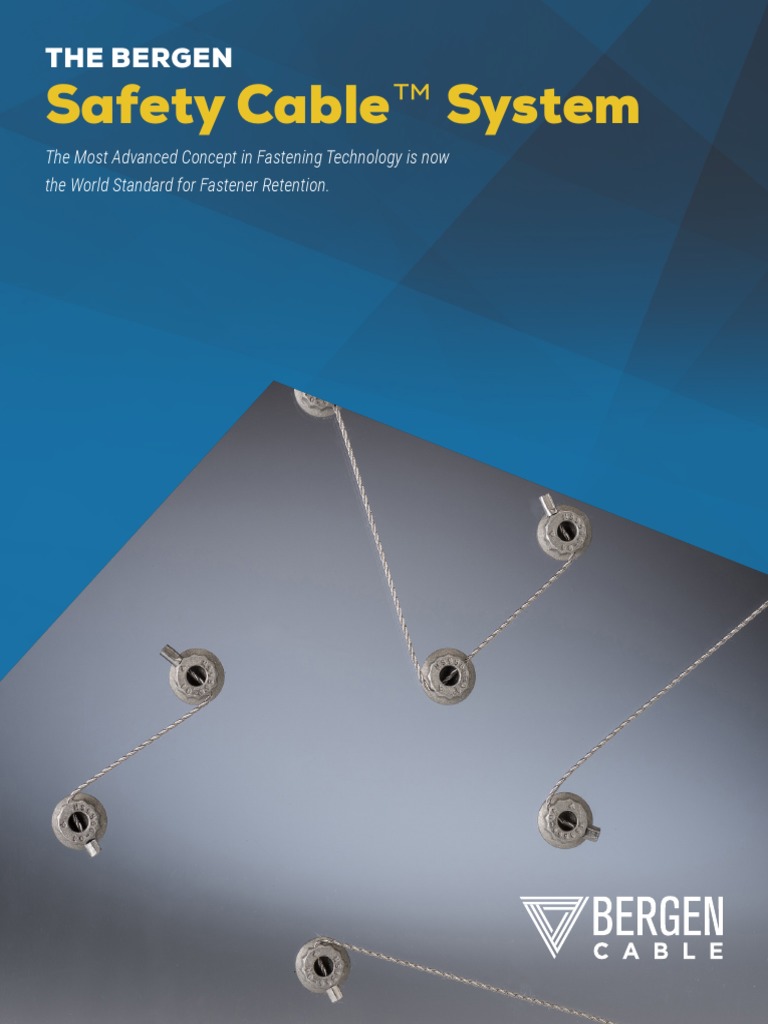 Safety Cable™ System: The Bergen | PDF | Manufactured Goods
