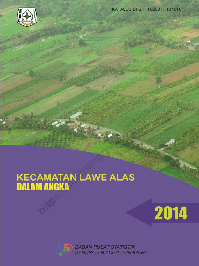 Kecamatan Lawe Alas Dalam Angka 2014 | PDF