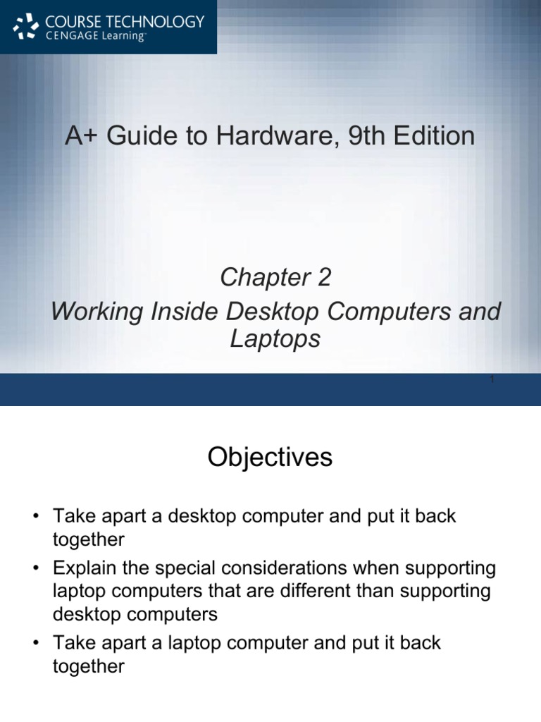 A+ Guide To Hardware, 9th Edition - Chapter 2 | PDF | Laptop | Computer ...