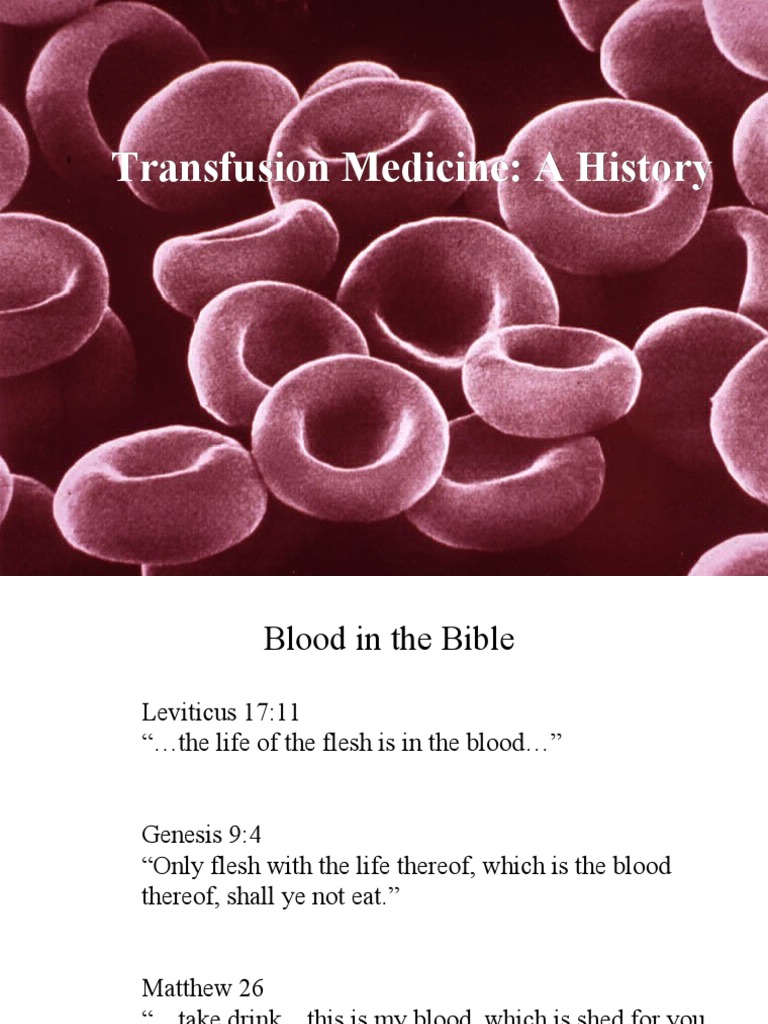 History of Blood Banking | PDF | Blood Transfusion | Blood Type