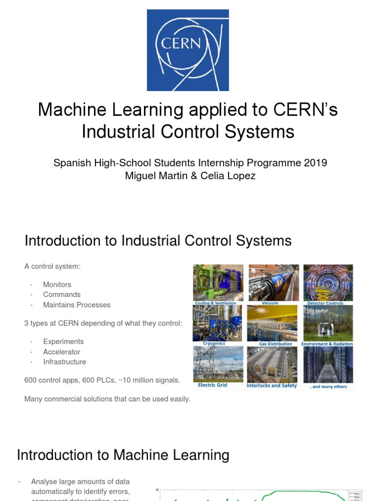 ML in CERN Control Systems | PDF | Machine Learning | Data Analysis
