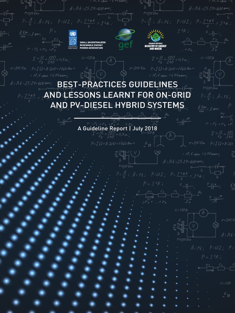UNDP DREG Best-Practices Guidelines and Lessons Learnt For On-Grid and ...