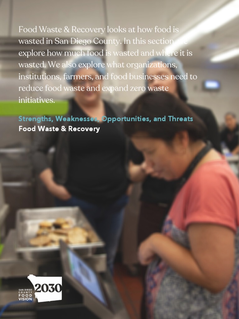 Food Vision 2030 - SWOT - Food Waste & Recovery | PDF | Waste | Recycling