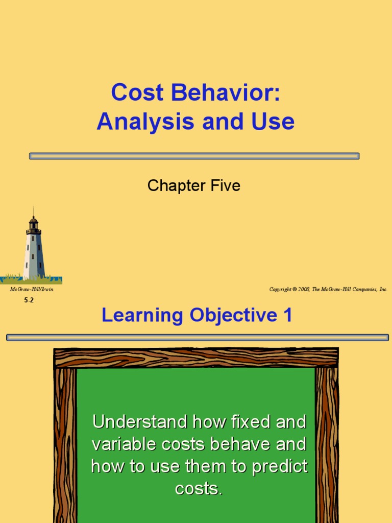 Cost Behavior: Analysis and Use: Chapter Five | PDF | Regression Analysis | Linear Regression