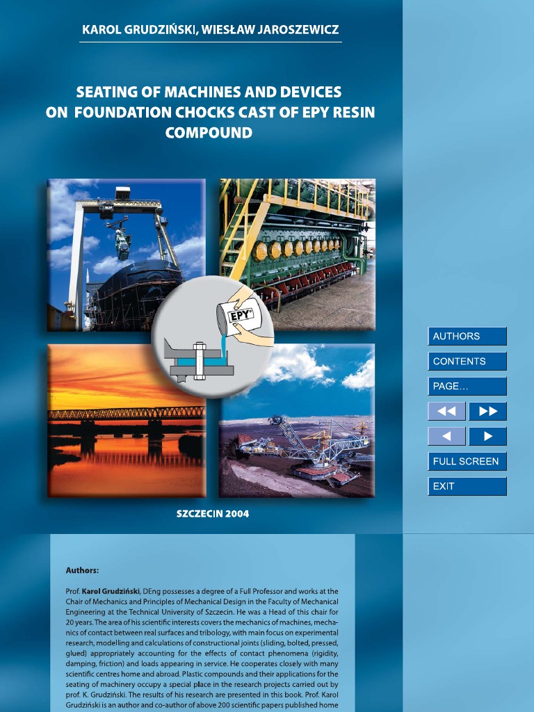 Chock Fasting Technology Book | PDF | Casting (Metalworking) | Strength ...