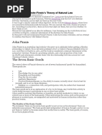 John Finnis' Seven Basic Goods Explained | PDF | Natural Law | Rationality