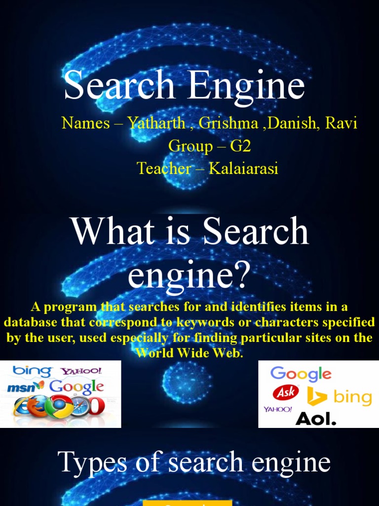 Serch Engine Project | PDF