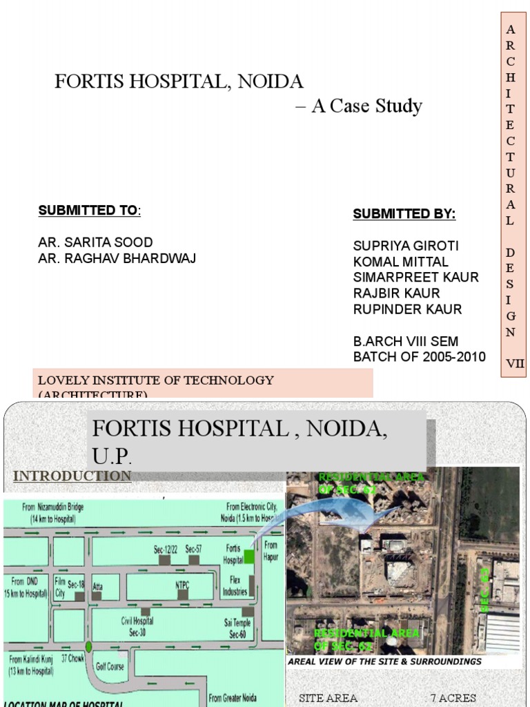 Fortis Hospital Noida: Case Study Analysis | PDF | Intensive Care Unit ...