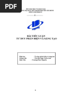 KĨ NĂNG TƯ DUY PHẢN BIỆN TRONG HỌC TẬP | PDF