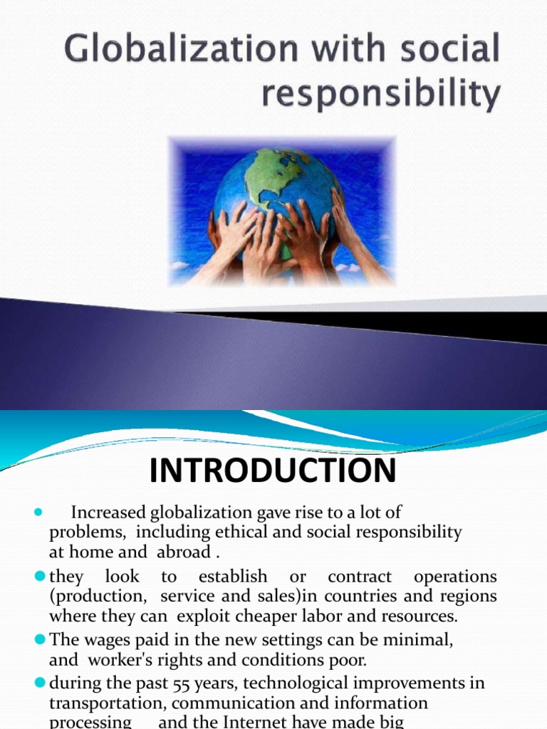 Globalization's Impact on CSR Challenges | PDF | Globalization ...