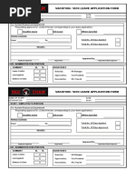 Vacation Leave Request Form Template | PDF | Government | Holiday Or ...