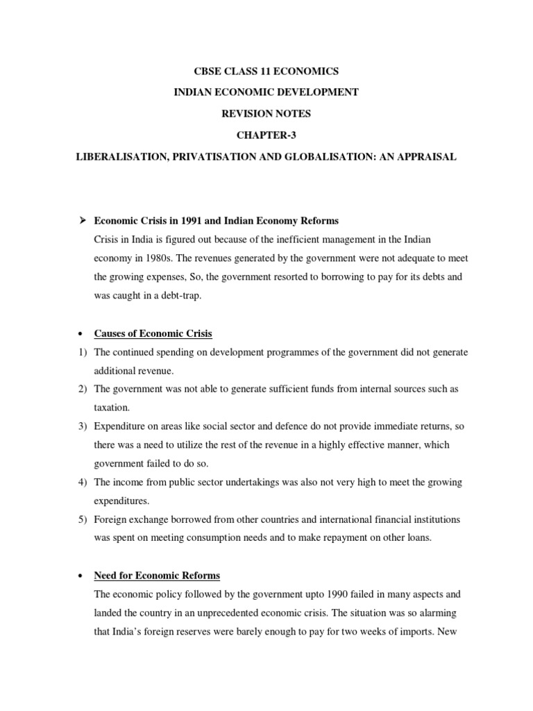 Ch-3 of Indian Economy Notes | PDF | World Trade Organization | Taxes