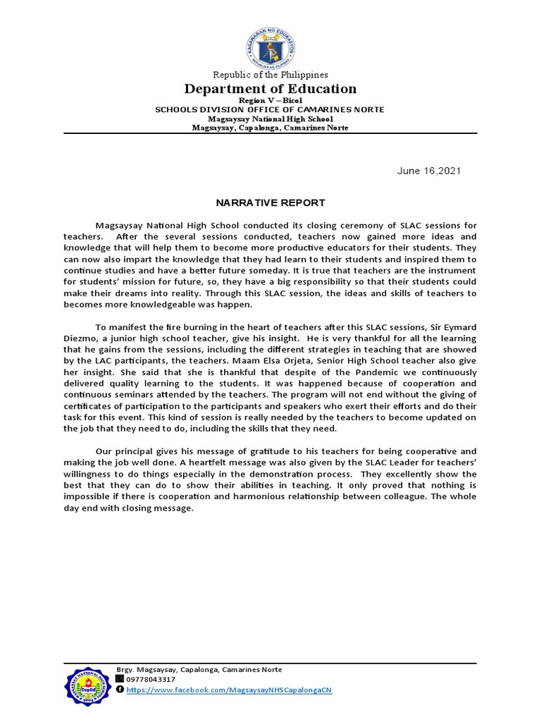 Narrative Report SLAC 2021 | PDF | Computing | Software