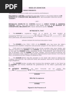 Huf Deed Format | PDF | Common Law | Private Law