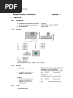 Foundation Design Excel Sheet | PDF | Foundation (Engineering) | Geotechnical Engineering