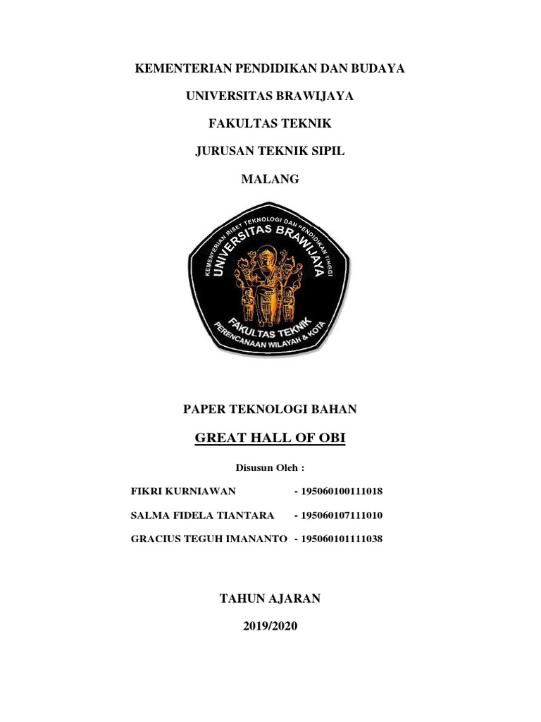 Konstruksi Bambu di Great Hall OBI | PDF