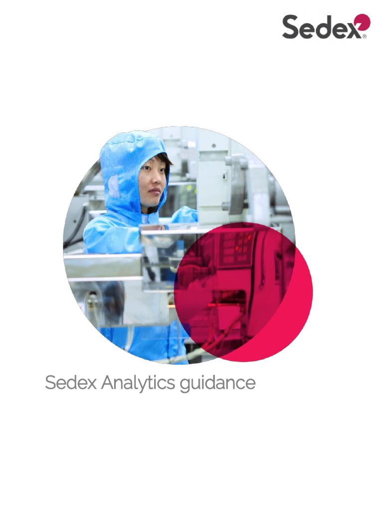 Sedex Analytics guidance overview | PDF | Supply Chain | Analytics