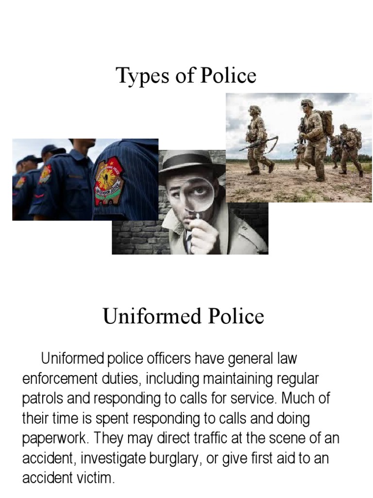 Overview of Police Officer Types | PDF | Social Science