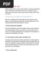 RAVES Framework for Positive Food Relationships | PDF | Eating | Foods