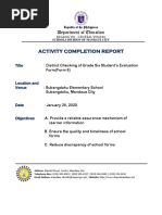 Narrative Report On Graduation Ceremony | PDF