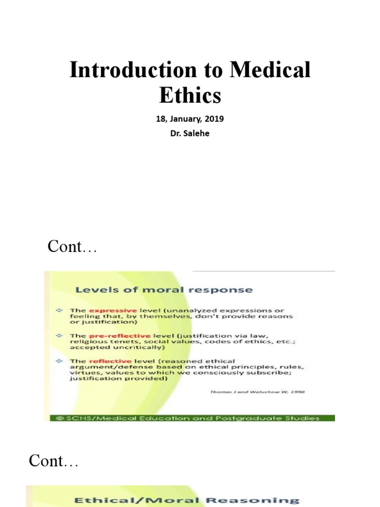 Introduction To Medical Ethics | PDF