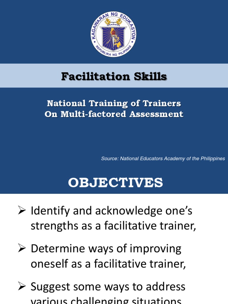 Facilitation Skills Training Overview | PDF | Learning | Facilitator