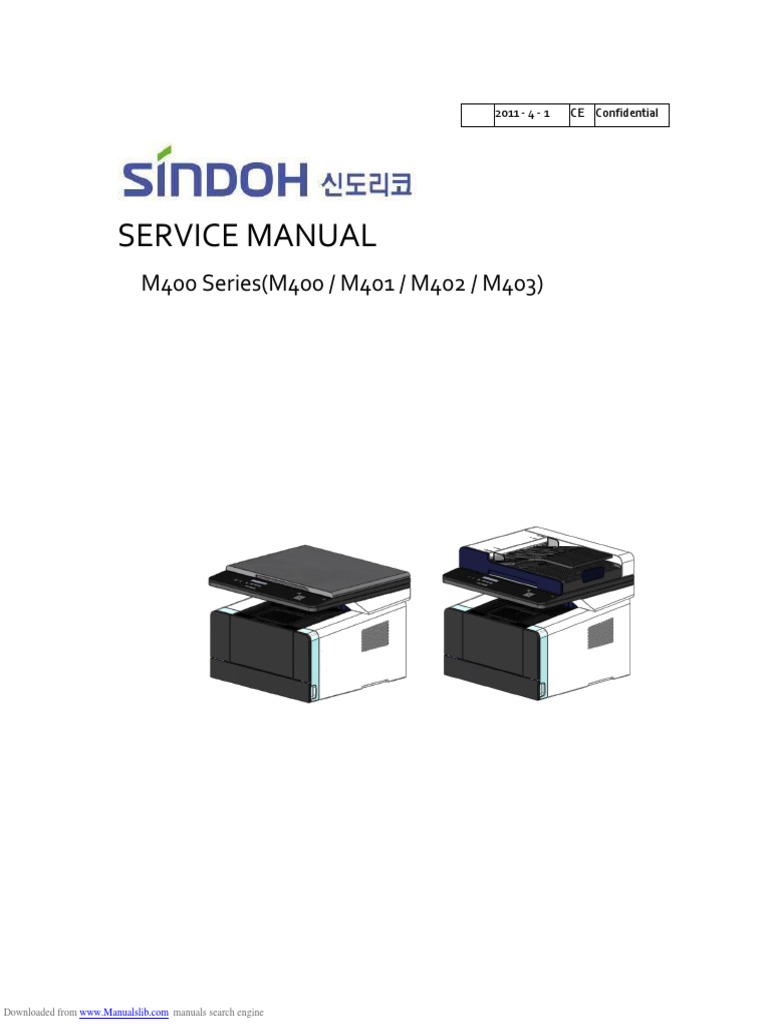 Service Manual: M400 Series (M400 / M401 / M402 / M403) | PDF | Image ...