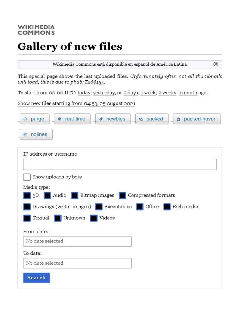 Gallery of New Files: Will Load, This Is Due To Phab:t266155 | Download Free PDF | Computing ...