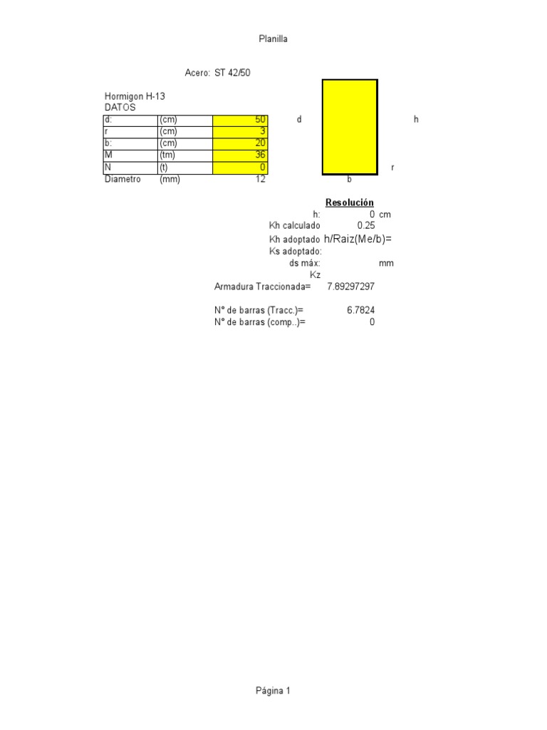 Tablas KH H30 | PDF | Construyendo tecnología | Hormigón